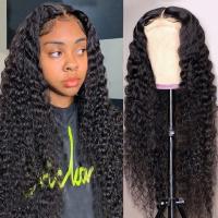 China Top Hair Lace Front Kinky Straight Human Hair Wigs 360 Full Lace Wig for sale