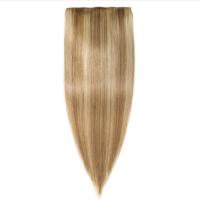 China Effortless Style 100% Human Hair Seamless Clip In Extensions 0.2kg for B2B for sale