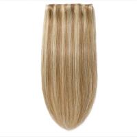 China Effortless Style 100% Human Hair Seamless Clip In Extensions 0.2kg for B2B for sale