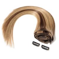 China Effortlessly Blend Your Natural Hair with Fashionable Clip In Human Hair Extensions for sale