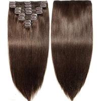 China Experience the Advantage of Straight Human Hair Clip In Extensions Soft and Shiny for sale