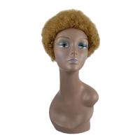 China Upgrade Your Style with Our Short Afro Wig Full Cuticle 180% Density Curly Pixie Cut for sale
