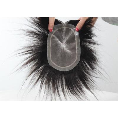 China High Grade Human Hair Fashionable Toupee Small/Large/Average Size for the Stylish Man for sale