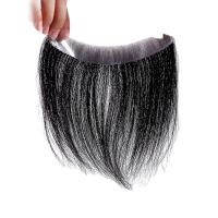 China Full Hand Made Slicked Back Style Hairline 100% Human Hair Replacement Toupee for Men for sale