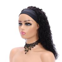 China High Grade Human Hair Headband Wig Grip Suitable for ALL COLORS Dying Length 8-16inch for sale