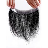 China Left Design Swiss Lace Base Men's Toupee with Thin Skin Openings and 100% Human Hair for sale