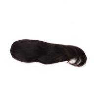 China 100% Human Hair Clip in Ponytail Extension Straight 16 Inch Raw Virgin Natural Black for sale