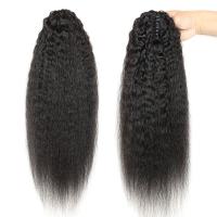 China 100% Top Human Hair BSM Afro Curly Ponytail Hair Bundles 18 to 20 Inch Ombre T1B/4/27 for sale