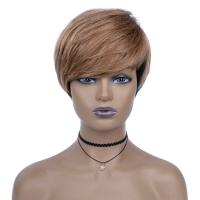 China Latest Design 100% Human Hair Perruque Pixie Cut Short Wig Perfect for Country Markets for sale