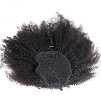China Drawstring Ponytail Human Hair Extensions for African American Women Remy Indian Hair for sale