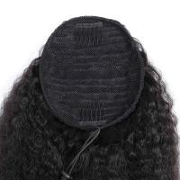 China Drawstring Ponytail Human Hair Extensions for African American Women Remy Indian Hair for sale