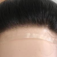 China Natural Lace PU Men Toupee for 100% Human Hair Man Weave Wigs Hairpieces Unit Patch System for sale