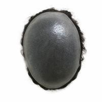 China Men Hair Pieces Indian Remy Human Hair Toupee with 100% Virgin Cuticle Aligned Hair for sale