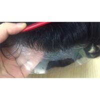 China Men Hair Pieces Indian Remy Human Hair Toupee with 100% Virgin Cuticle Aligned Hair for sale