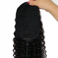China Customized Body Wave Wrap Black Hair Piece with Shedding and Tangle Free Advantage for sale