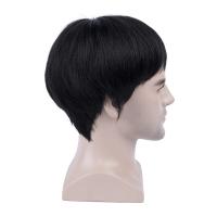 China Light Brown Lace Brazilian Human Hair Mens Full Lace Wig with Machine Made Technique for sale