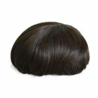 China Full Hand Tied Technique Human Hair Topper Swiss Lace Base Invisible Hairline for sale
