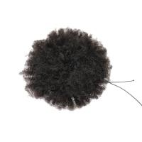 China Kinky Curly Brazilian Drawstring Ponytail Hair Extensions with Elastic String Wrap Around for sale