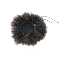 China Kinky Curly Brazilian Drawstring Ponytail Hair Extensions with Elastic String Wrap Around for sale