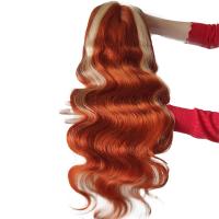 China Body Wave Cherry Red Afro Human Hair Wigs for Black Women in Small/Large/Average Size for sale