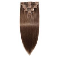 China High Grade 12A Clip-in Hair Extension for White Women 4 Color Remy 100% Human Hair for sale