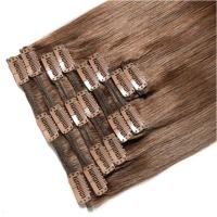China High Grade 12A Clip-in Hair Extension for White Women 4 Color Remy 100% Human Hair for sale