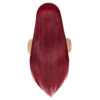 China 250g-450g Custom Logo Straight Lace Front Human Hair Wig with Cap Size Average Size for sale
