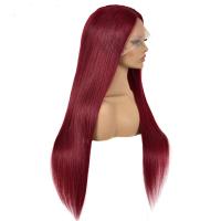 China 250g-450g Custom Logo Straight Lace Front Human Hair Wig with Cap Size Average Size for sale