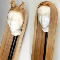 China 250g-450g Custom Logo Straight Lace Front Human Hair Wig with Cap Size Average Size for sale