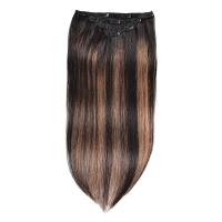 China Virgin Highlight Remy Hair Clip In Extensions 7-9 Piece Set for Natural Real Raw Hair for sale