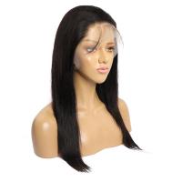China Light Brown 150% 180% Density Bone Straight Brazilian 360 Lace Frontal Remy HD Lace Wig with Baby Hair for sale