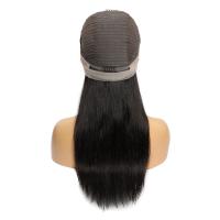 China Light Brown 150% 180% Density Bone Straight Brazilian 360 Lace Frontal Remy HD Lace Wig with Baby Hair for sale