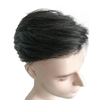 China Small/Large/Average Size Toupee for Men Raw Virgin Unprocessed Human Hair Replacement for sale