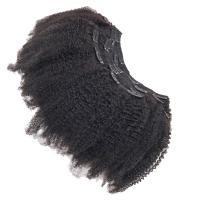China 1B Brazilian Human Hair Body Wave Curly Clip In Hair Extensions Virgin Remy Hair for sale