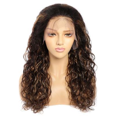 China 22inch Brazilian Hair P4/27 Transparent Lace Human Hair Wigs for Your Hair Needs for sale