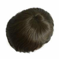 China 6 Inch Lace Base Human Hair Replacement High Density Front Mesh Hair System for Men for sale