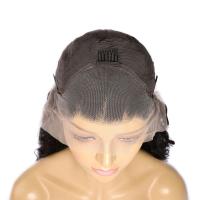 China 14-28 Inch Remy Hair Water Wave Frontal Human Hair Wigs with Pre Pucked Bleached Knots for sale