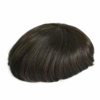 China Small/Large/Average Size Men Toupee with MONO Mesh and Swiss Lace Made of Virgin Hair for sale