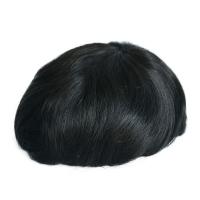 China Toupee Density 120% Mens Human Hair Topper Silky Straight OK Style 64 Swiss Lace NPU Bases Replacement System for sale