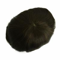 China 1B Natural Color Human Remy Hair Non Surgical Hair Replacement Toupee for Men for sale
