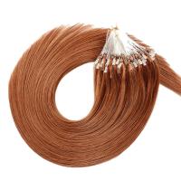 China Chemical Processing-Free Nano Tip Double Drawn Weft Brazilian Hair Extensions for sale