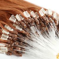 China Chemical Processing-Free Nano Tip Double Drawn Weft Brazilian Hair Extensions for sale