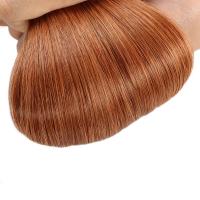 China Chemical Processing-Free Nano Tip Double Drawn Weft Brazilian Hair Extensions for sale