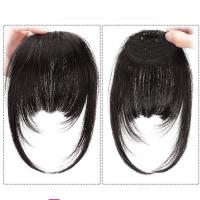 China Toupee Design Left Remy Brazilian Human Hair Bangs Clip In Hair Extension for Black Women for sale
