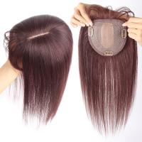 China Straight Style Silk Top Bonding Toupees Wigs Human Hair Pieces Replacement System with Bangs for sale