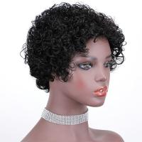China Ready to Ship Pixie Cut Short Raw Indian Virgin Cuticle Aligned Hair Human Hair Wigs for sale