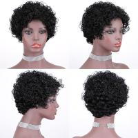 China Ready to Ship Pixie Cut Short Raw Indian Virgin Cuticle Aligned Hair Human Hair Wigs for sale