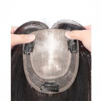 China 110% Density Silk Base Toupee with Bangs Brazilian Wedding Bridal Hair Accessory for sale