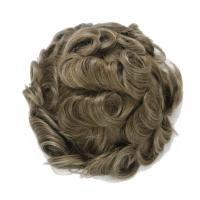 China Jewish Custom 150 Density Remy Human Hair Toppers with Injected Skin Base for sale