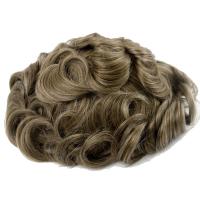 China Jewish Custom 150 Density Remy Human Hair Toppers with Injected Skin Base for sale